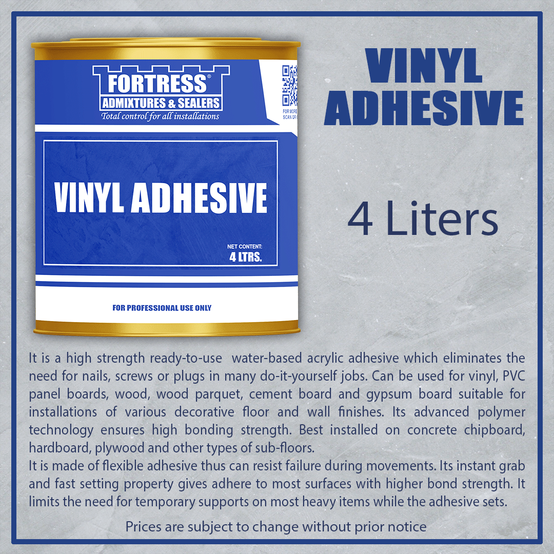 VINYL ADHESIVE - GT Stone Works Shop